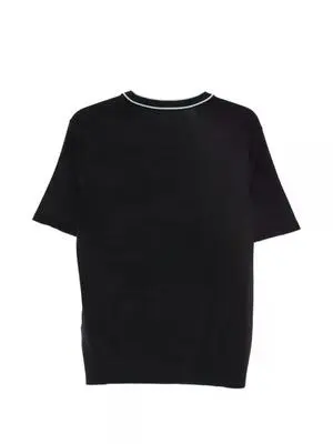 Paul Smith Logo-embroidered T-shirt - Blue
