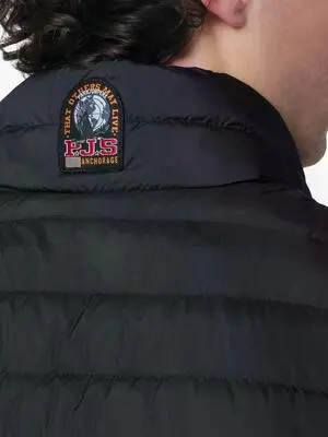 PARAJUMPERS Logo Patch Quilted Vest - Black
