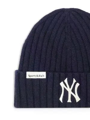 Sporty & Rich Ribbed Knit Beanie