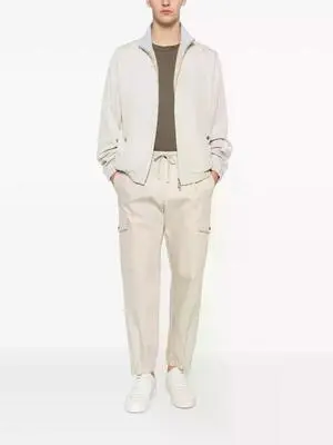 Eleventy Full-zip Jacket - Neutrals