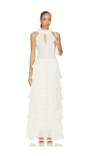 NICHOLAS Yasira Maxi Dress - Ivory