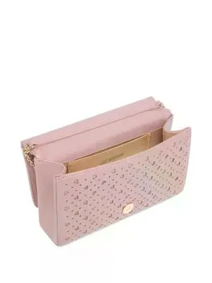 Moschino Heart Pierced Clutch - Pink