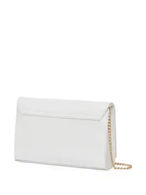 Moschino Lettering Chain Clutch