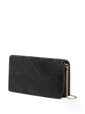 Moschino Quilted Shoulder Bag - Black