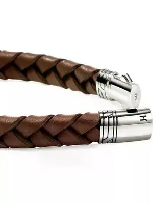 John Hardy Braided Leather Bracelet - Brown