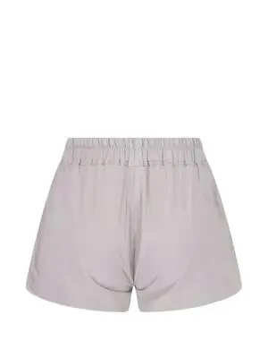 Rick Owens Drawstring Layered Hem Shorts - Grey