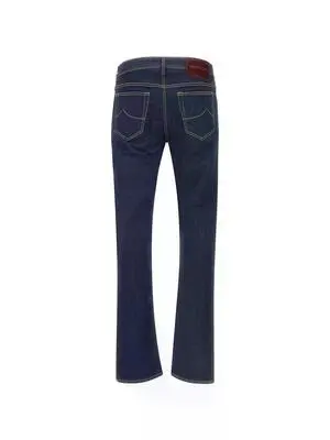 Jacob Cohen Bard Contrast-stitching Jeans - Blue