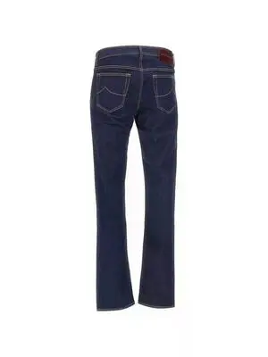 Jacob Cohen Bard Contrast-stitching Jeans - Blue