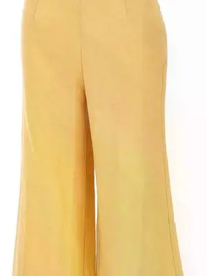 Faithfull The Brand Syna High-rise Wide-leg Trousers - Yellow