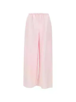 Faithfull The Brand Jensen Elastic-waistband Trousers - Pink