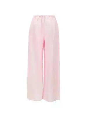 Faithfull The Brand Jensen Elastic-waistband Trousers - Pink