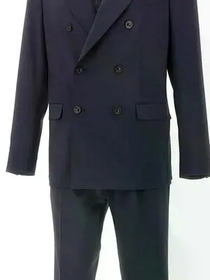 Boglioli Double-breasted Peak-lapels Suit - Blue