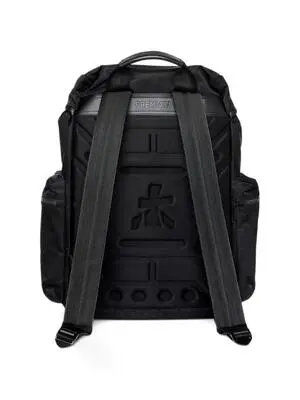 Premiata Logo-plaque Buckled Backpack - Black