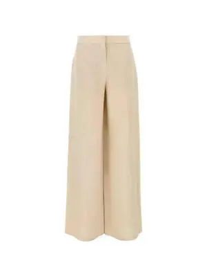 Max Mara Tapioca Palazzo Trousers - Neutrals