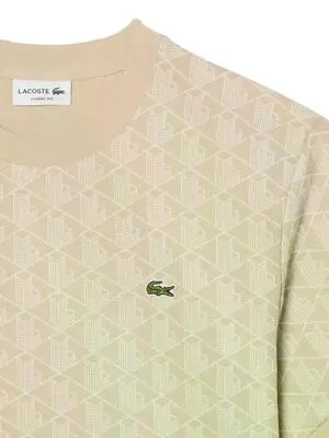 Lacoste Jacquard-monogram T-shirt - Neutrals