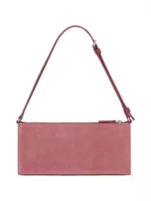 Mulberry Roxanne Buckled Suede Shoulder Bag - Pink
