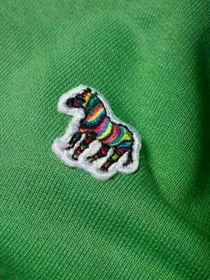Paul Smith Zebra-motif Crew-neck Sweatshirt - Green