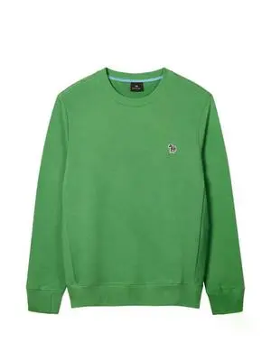 Paul Smith Zebra-motif Crew-neck Sweatshirt - Green