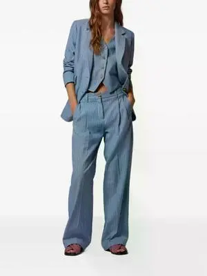 Paul Smith Pinstripe Blazer - Blue