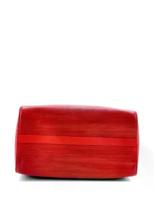 LOUIS VUITTON Speedy Handbag Epi Leather 30 - Red