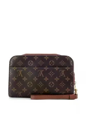 LOUIS VUITTON Pochette Orsay Monogram Canvas Clutch