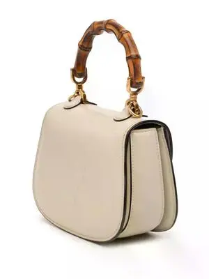 Gucci 2016-2026 Mini 1947 Bamboo Top Handle Satchel - White