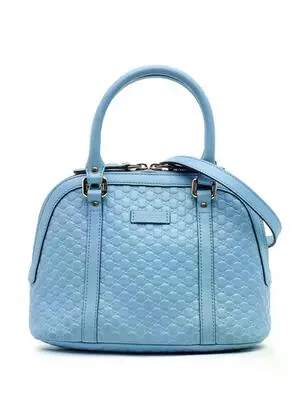 Gucci Mini Microssima Dome Satchel - Blue