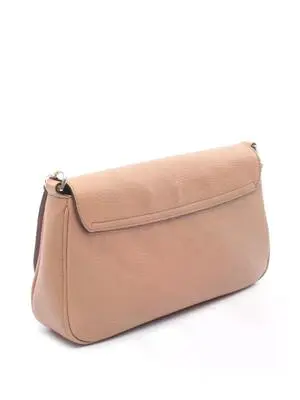 Gucci 2016-2025 Medium Leather Soho Chain Flap Crossbody Bag - Pink