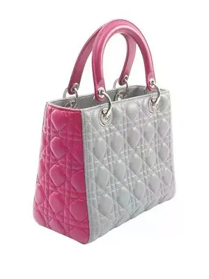 Dior 2014 Medium Lady Satchel - Grey