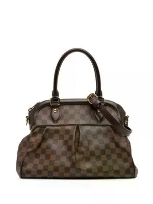 LOUIS VUITTON 2009 Damier Ebene Trevi Pm Satchel - Brown
