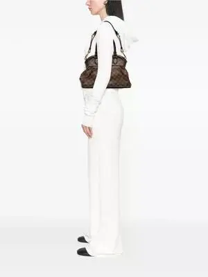 LOUIS VUITTON 2009 Damier Ebene Trevi Pm Satchel - Brown