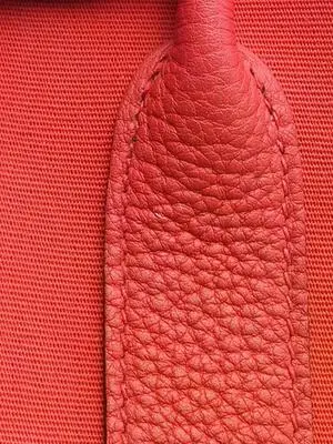 Hermès 2018 Toile And Negonda Garden Party 30 Tote - Red