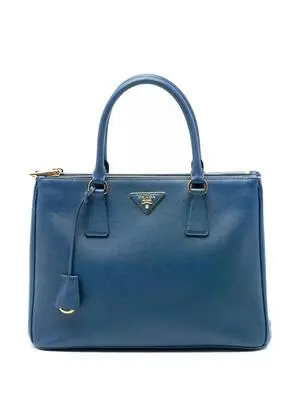 PRADA 2010-2025 Medium Saffiano Lux Galleria Double Zip Satchel