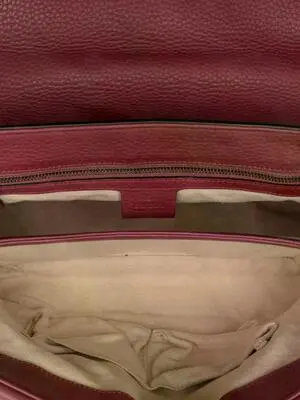 Gucci Small Gg Marmont Leather Shoulder Bag - Pink