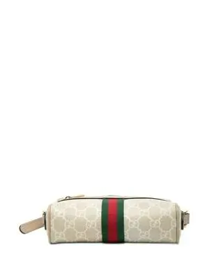 Gucci Mini Gg Supreme Ophidia Crossbody Bag - Brown