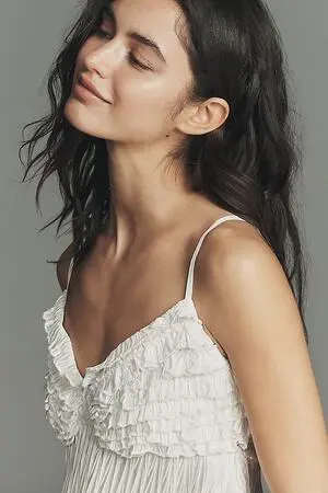 OLLARI Ruffle Tank Top