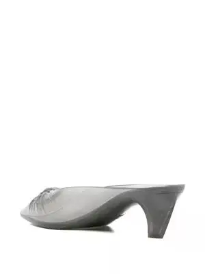 Chloé Jelly Knot-detail Heeled Sandals - White