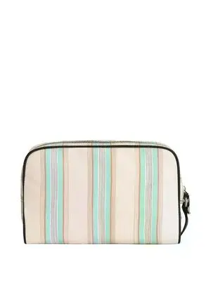 Dolce & Gabbana Striped Poplin Handheld Bag - Neutrals