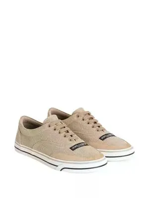 Dolce & Gabbana Dg Sailing Linen Sneakers - Neutrals