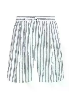 Dolce & Gabbana Crinkled Striped Poplin Jogging Boxers
