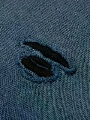 AAPE BY *A BATHING APE Logo-applique Crew-neck Sweatshirt - Blue