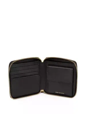 Dries Van Noten Zip Leather Wallet - Black