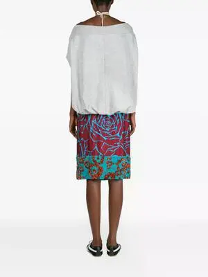 Dries Van Noten Embroidered Sequin Skirt