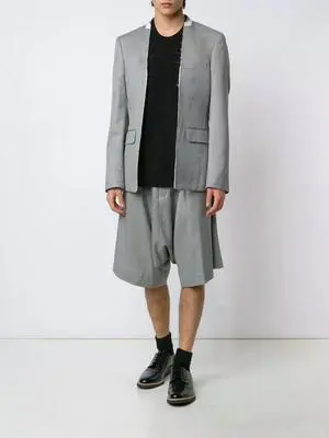 Comme Des Garçons Houndstooth Raw Edge Blazer
