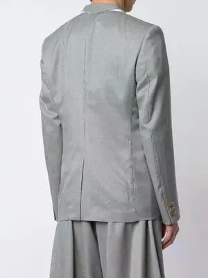 Comme Des Garçons Houndstooth Raw Edge Blazer