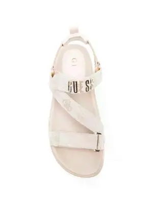 Guess Logo Strap Platform Sandals