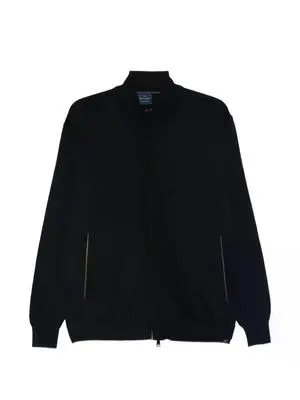 Paul & Shark Zip-up Virgin Wool Cardigan