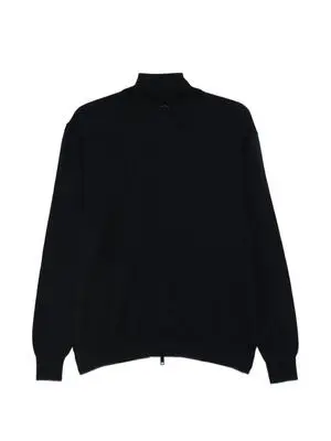 Paul & Shark Zip-up Virgin Wool Cardigan
