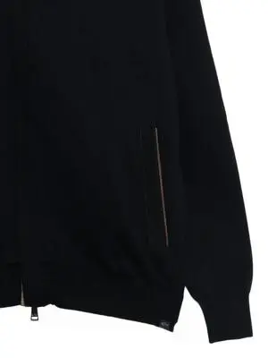 Paul & Shark Zip-up Virgin Wool Cardigan