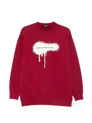 UNDERCOVERISM Graphic-print Sweatshirt - Red